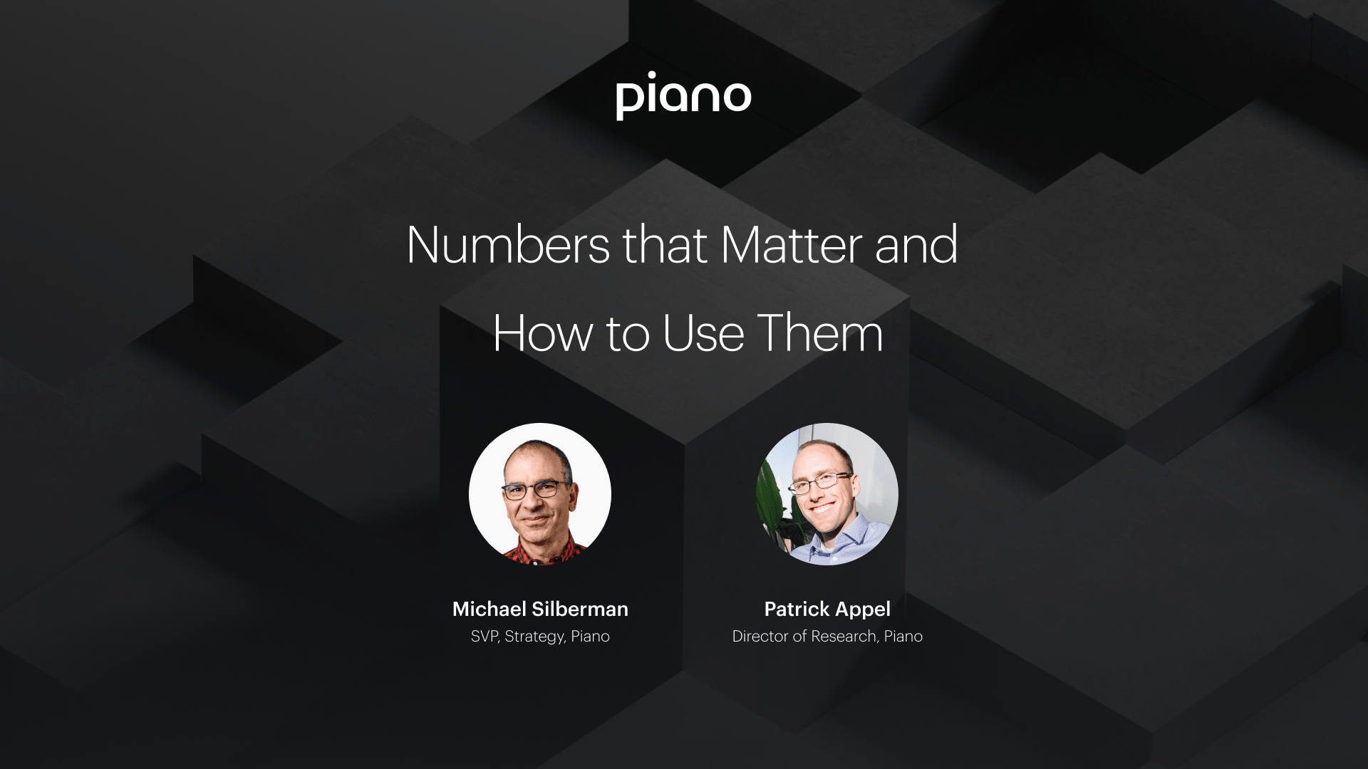 Numbers that Matter and How to Use Them How to Use Them
